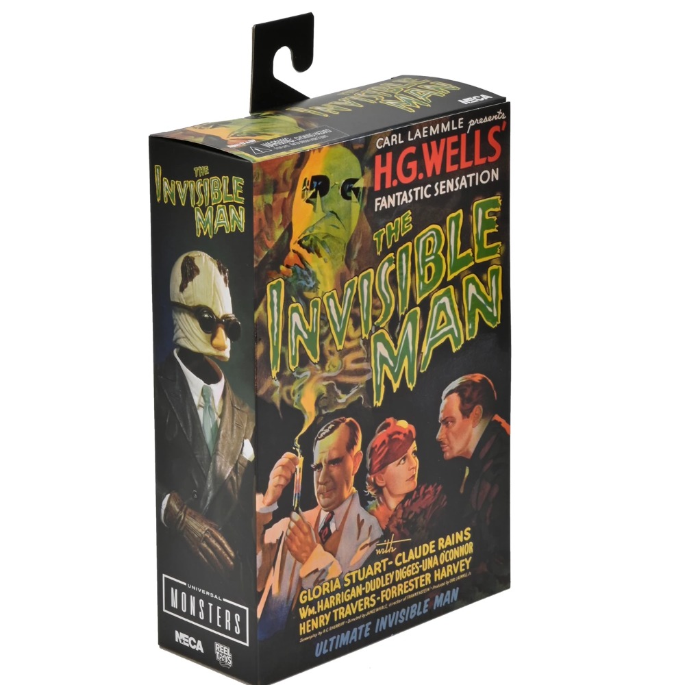 New NECA THE ULTIMATE INVISIBLE MAN 7" SCALE FIGURE - Own4Less